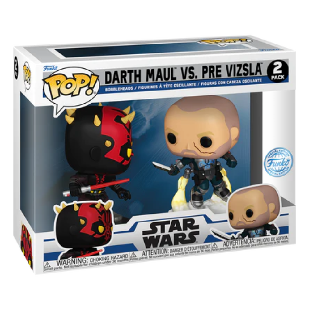 Funko Pop Star Wars Darth Maul VS Pre Vizsla 2-Pack - Game Games - A ...