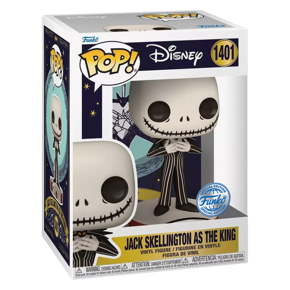 Funko Pop Disney 1401 Jack Skellington As The King - Game Games - A ...