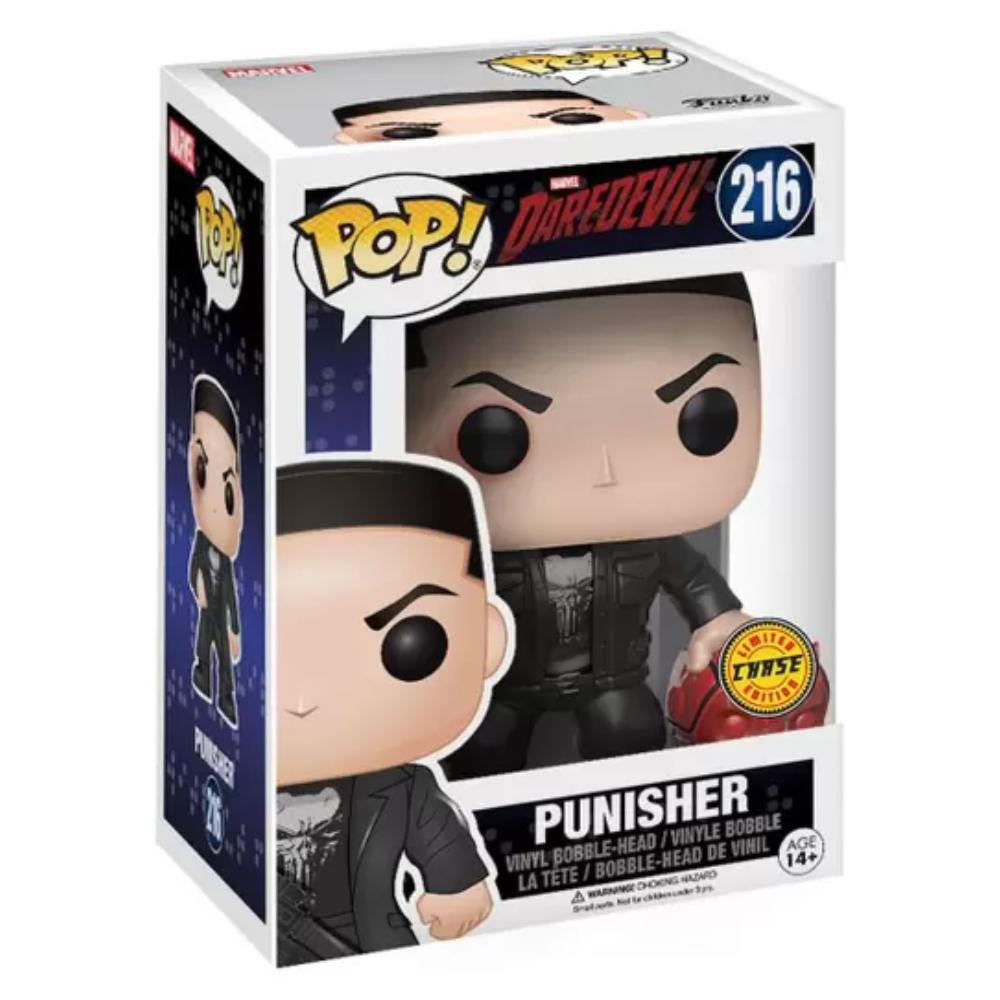 Funko Pop Daredevil 216 Punisher Chase - Game Games - A Loja Mais POP ...