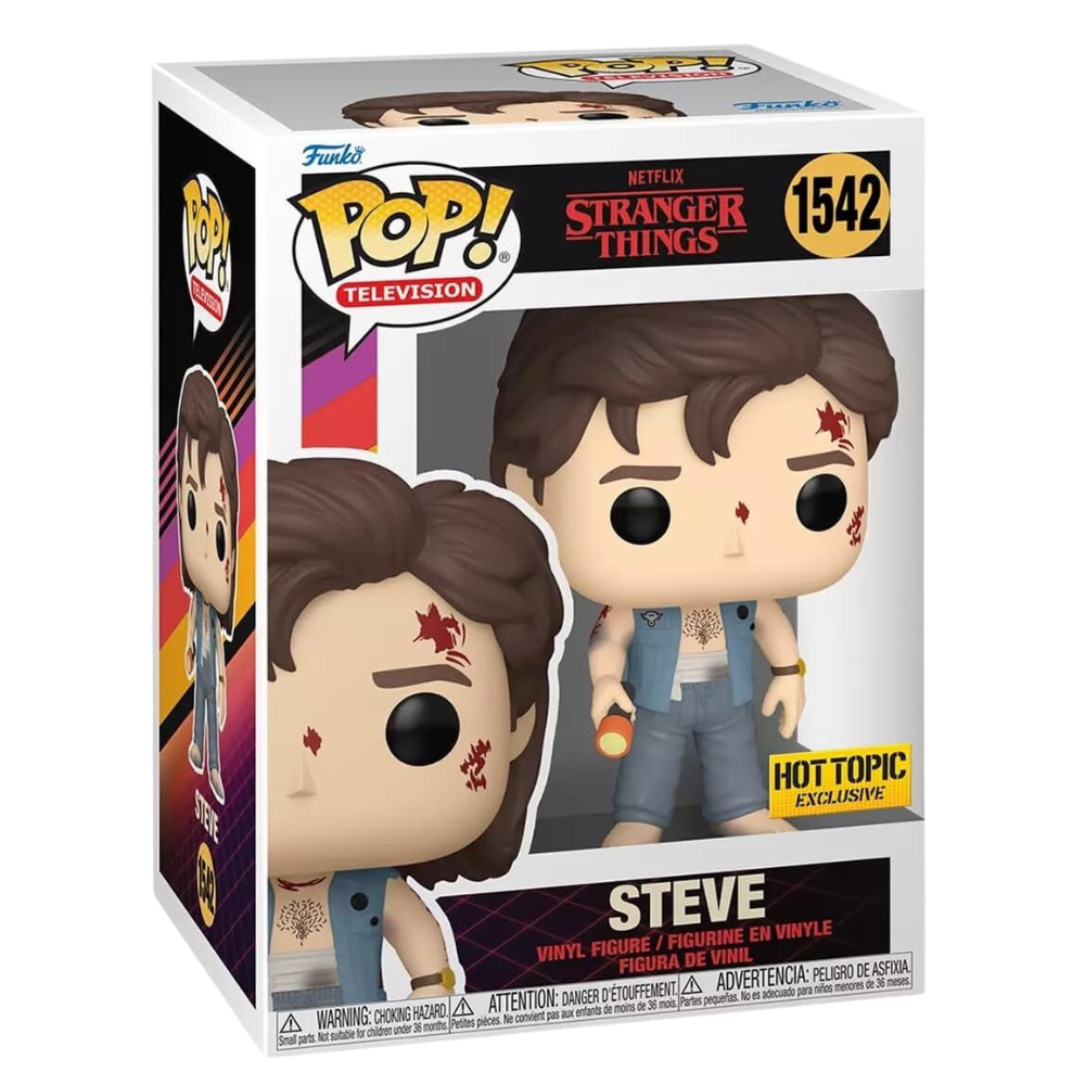 Funko Pop Stranger Things 1542 Steve Exclusive - Game Games - A Loja ...