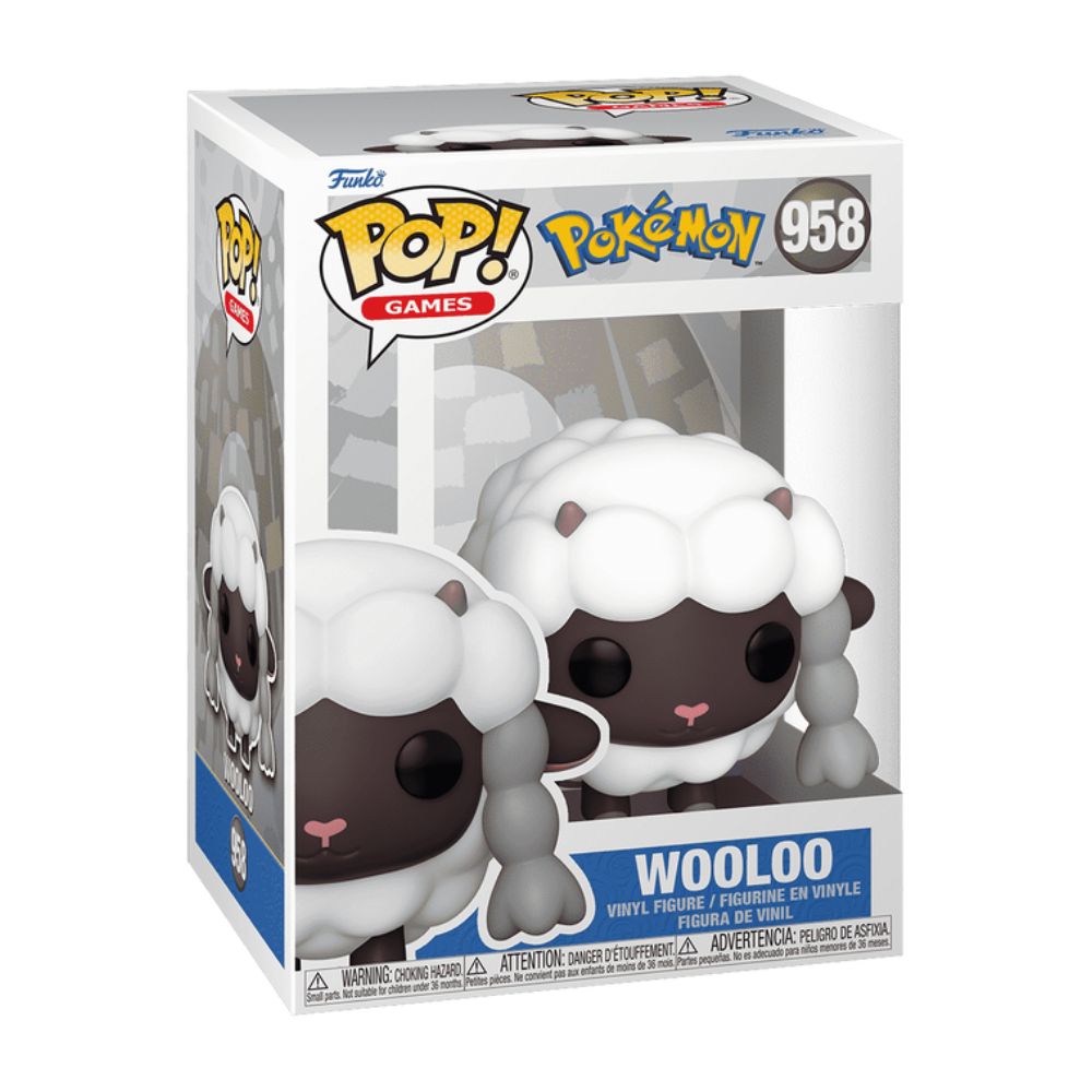 Funko Pop Pokémon 958 Wooloo - Game Games - A Loja Mais POP do Brasil ...