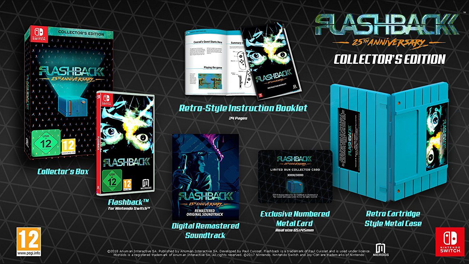 Flashback 25th Anniversary Collectors Edition - Switch - Game Games - A Loja Mais POP do Brasil ...