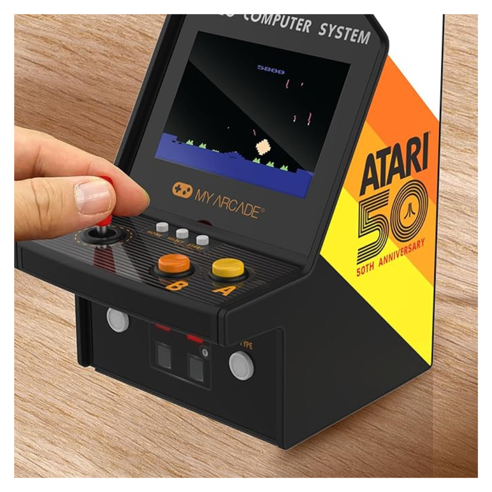 My Arcade Atari Micro Player Pro c/ 100 Games Mini Arcade - Game Games - A Loja Mais POP do ...
