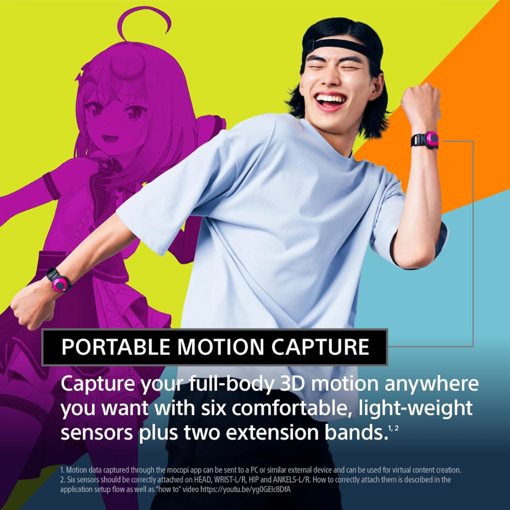 Sony mocopi Mobile Motion Capture VR & 3D Content Creation - Game Games ...