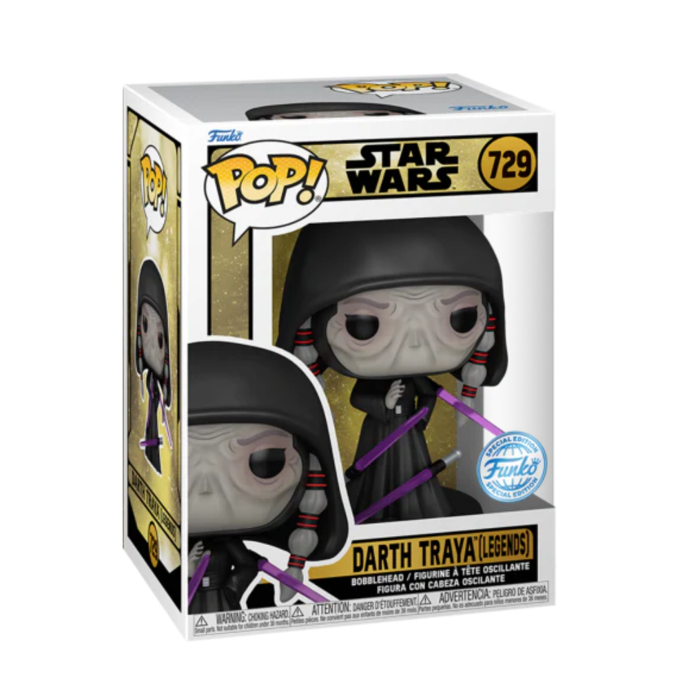 Funko Pop Star Wars 729 Darth Traya Legends Special Edition - Game ...
