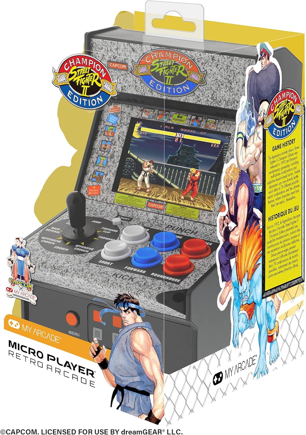 My Arcade Street Fighter 2 Champion Edition Micro Player - Game Games - A Loja Mais POP do ...