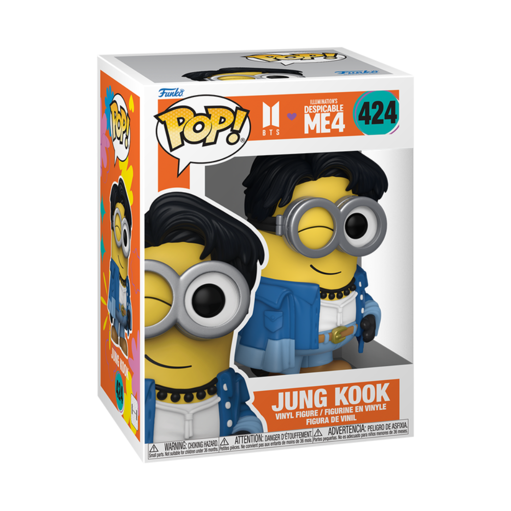 Funko Pop Despicable Me 424 Jung Kook BTS Minions - Game Games - A Loja ...