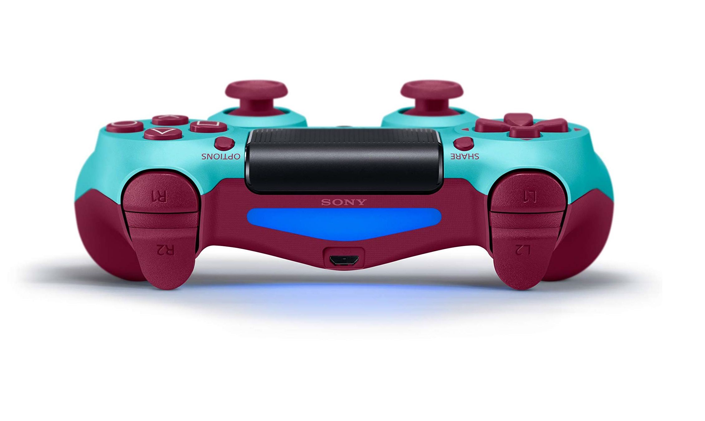 Controle DualShock 4 Wireless Controller Berry Blue - PS4 - Game Games ...