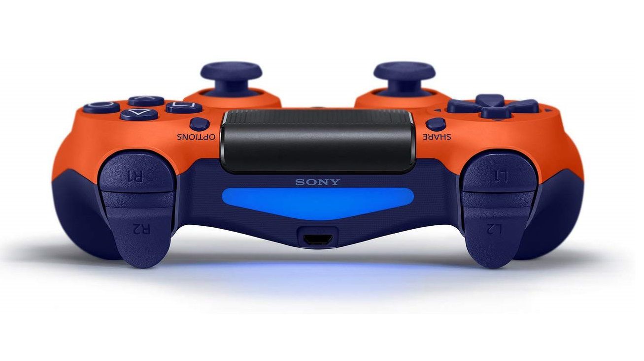 Controle DualShock 4 Wireless Controller Sunset Orange - PS4 - Game ...