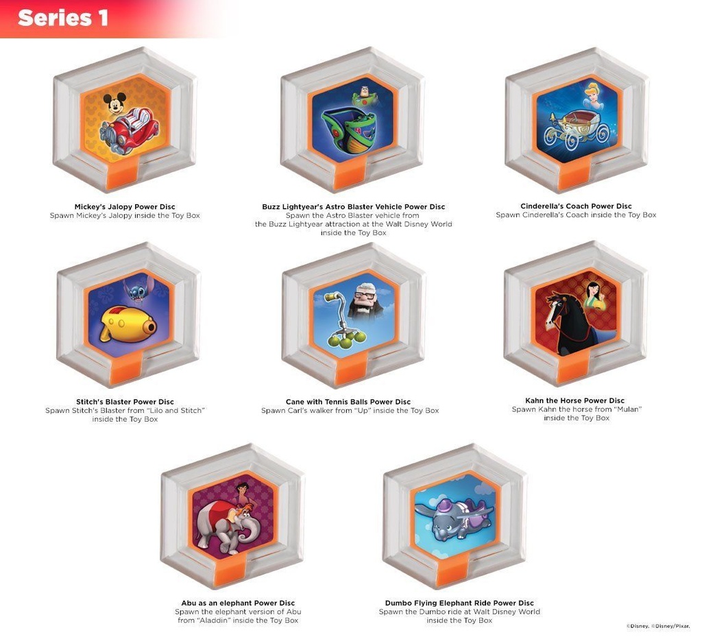 Disney Infinity Power Disc Pack Series 1 - Game Games - A Loja Mais POP ...