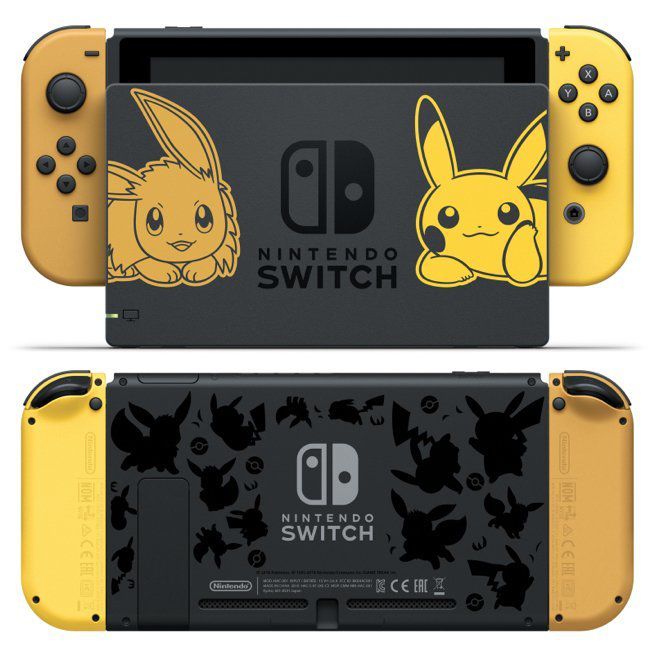 Console Nintendo Switch Pokemon Let's Go Pikachu Bundle - Game Games ...