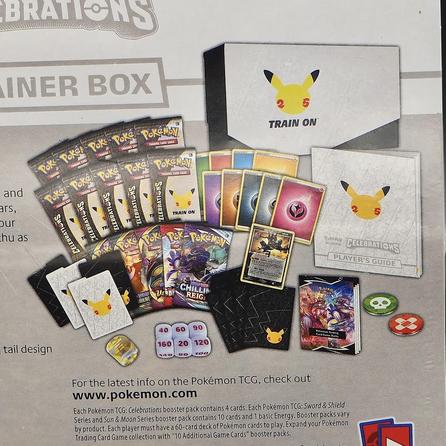 Kit Card Pokemon 25th Anniversary Celebrations Elite Trainer Box - Game ...