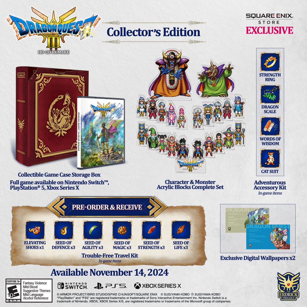 Dragon Quest III HD 2D Remake Collectors Edition - PS5 - Game Games - A Loja Mais POP do Brasil ...