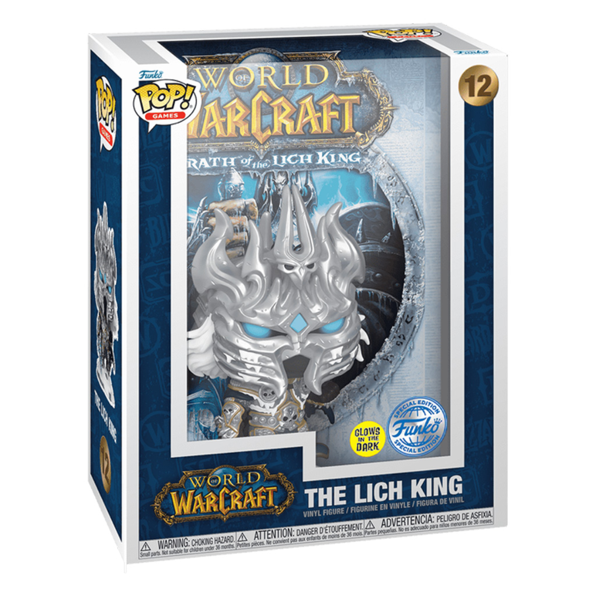 Funko Pop Cover World Of Warcraft 12 The Lich King Glows - Game Games ...