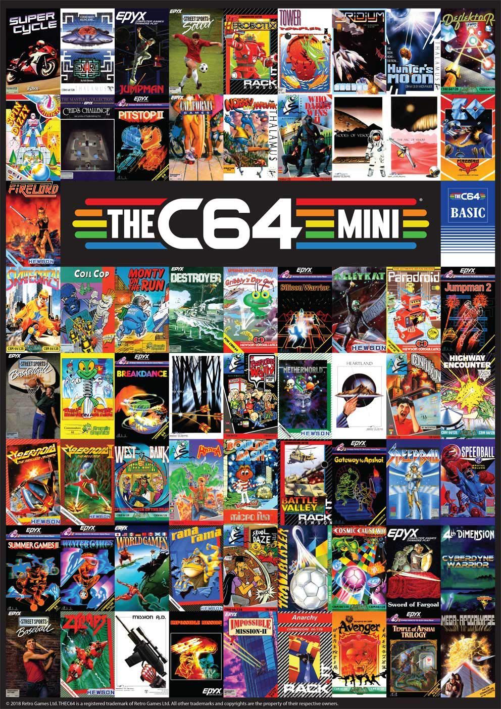 Console The C64 Mini c/ 64 Jogos - Commodore - Game Games - A Loja Mais POP do Brasil | Vem ...