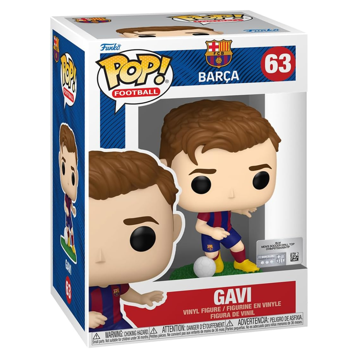 Funko Pop Football Barça 63 Gavi - Game Games - A Loja Mais POP do ...
