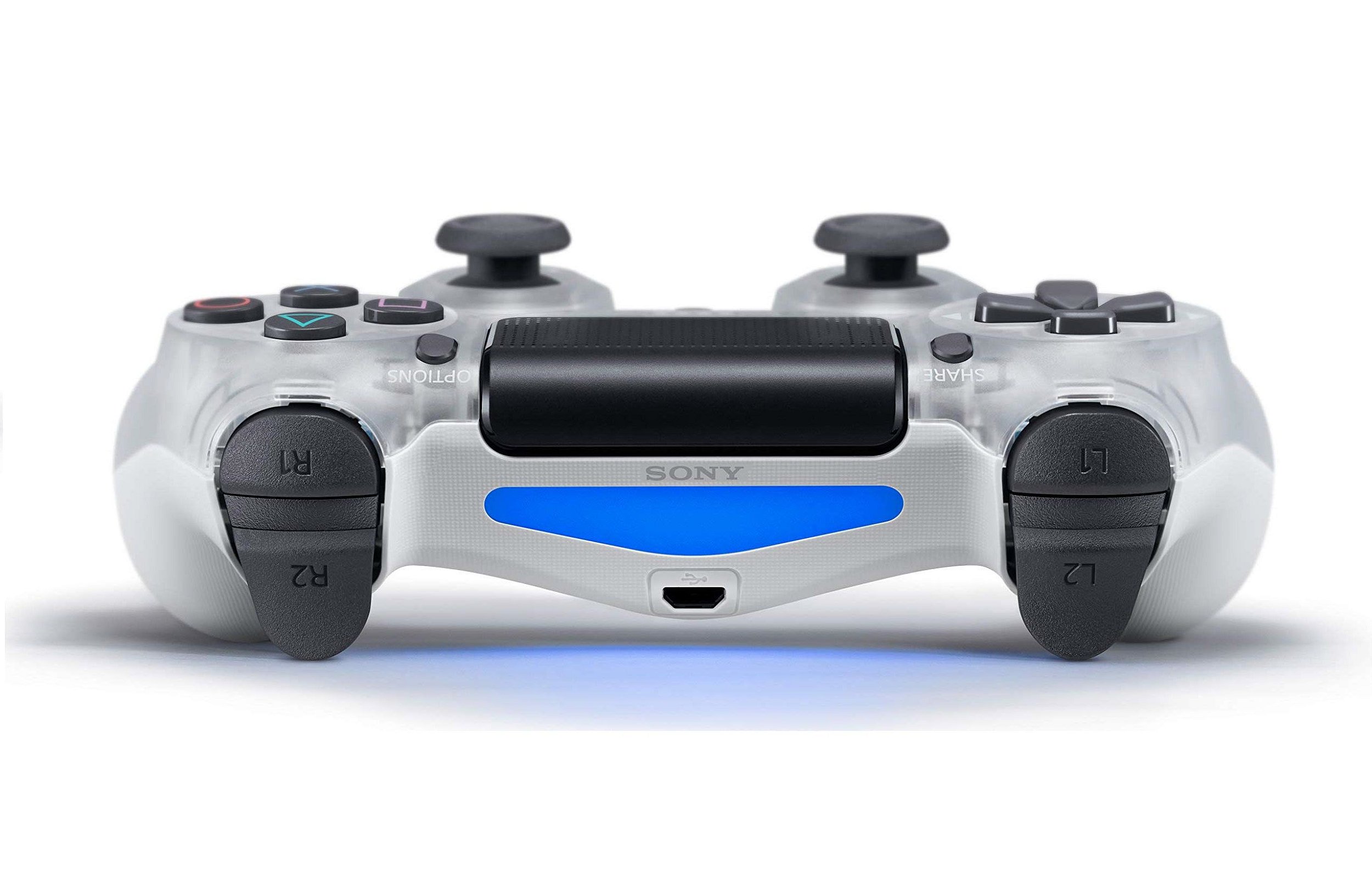Controle DualShock 4 Wireless Controller Crystal - PS4 - Game Games - A ...