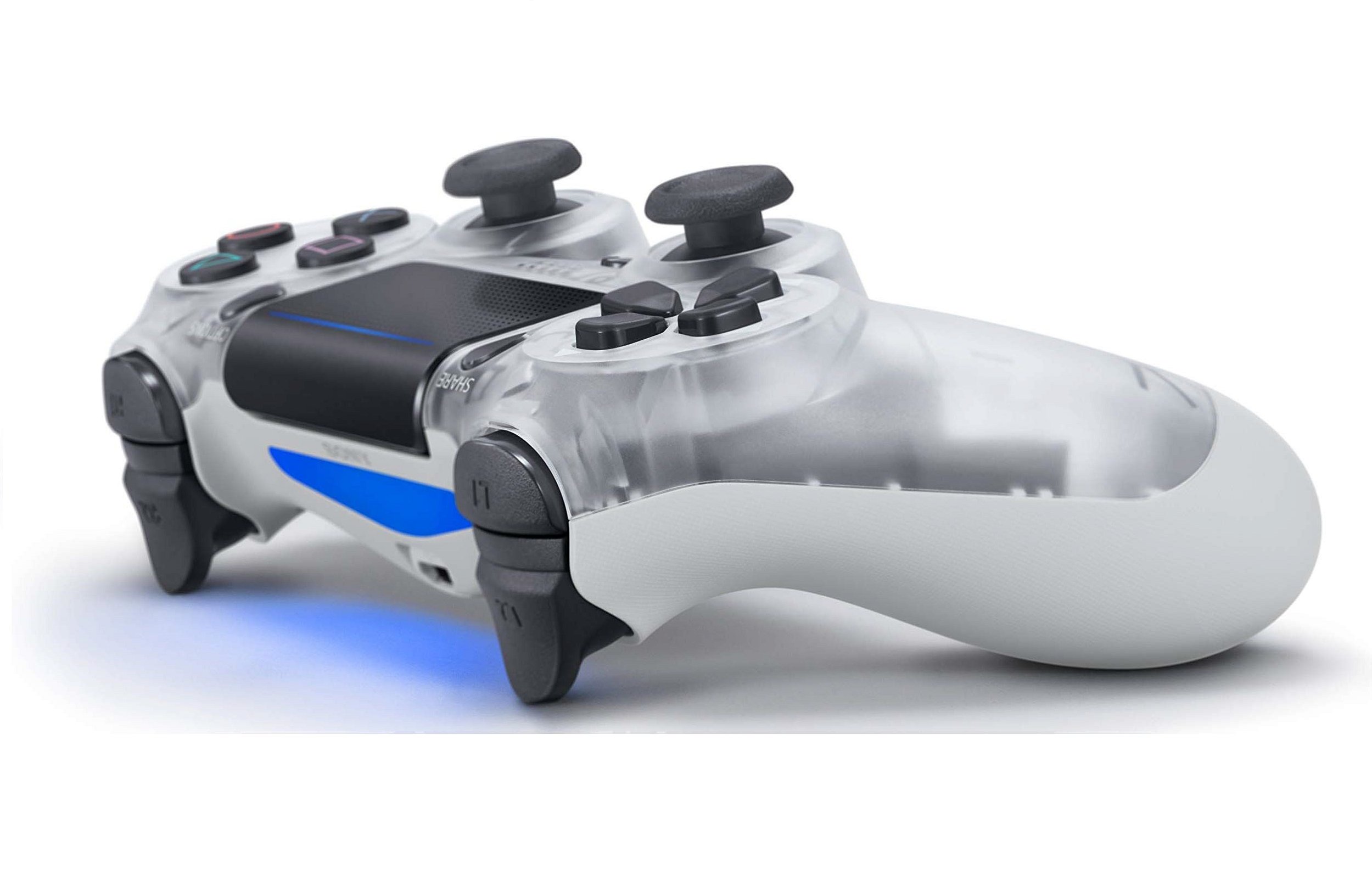 Controle DualShock 4 Wireless Controller Crystal - PS4 - Game Games - A ...