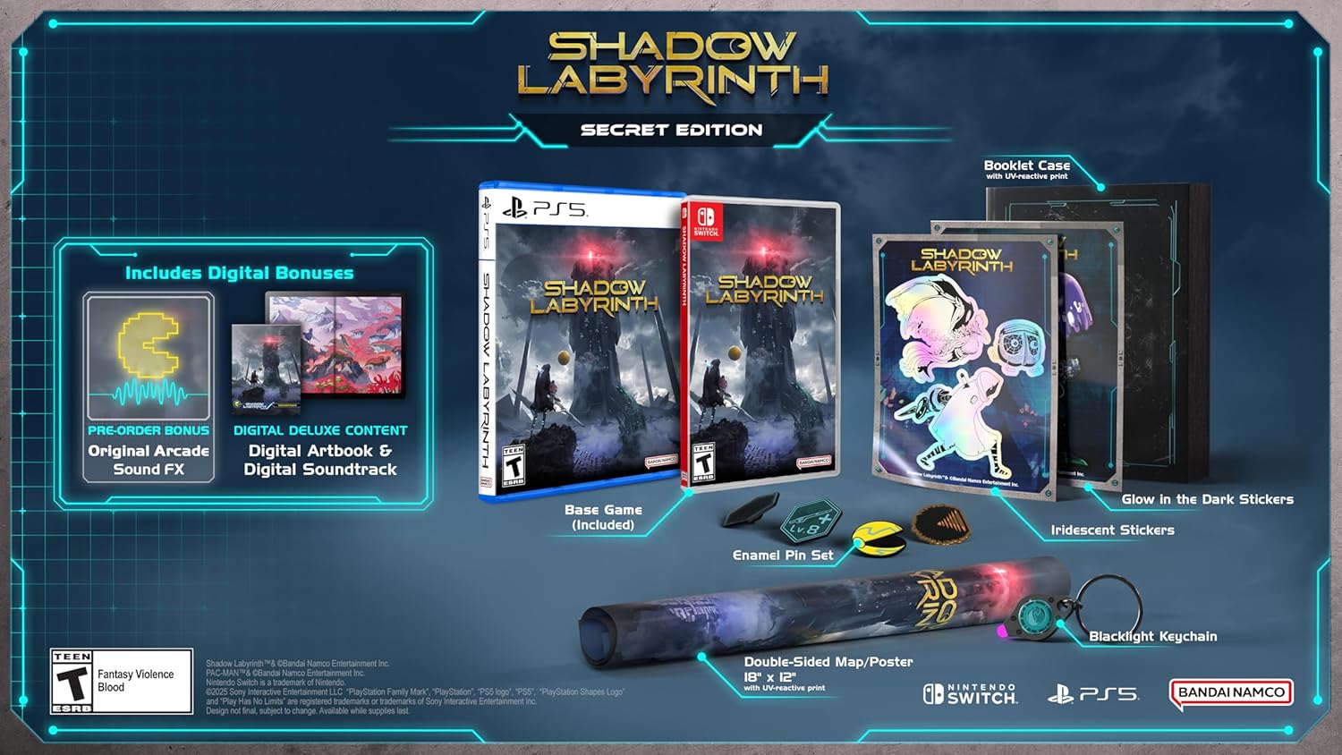 Shadow Labyrinth Secret Edition - Switch - Game Games - A Loja Mais POP ...