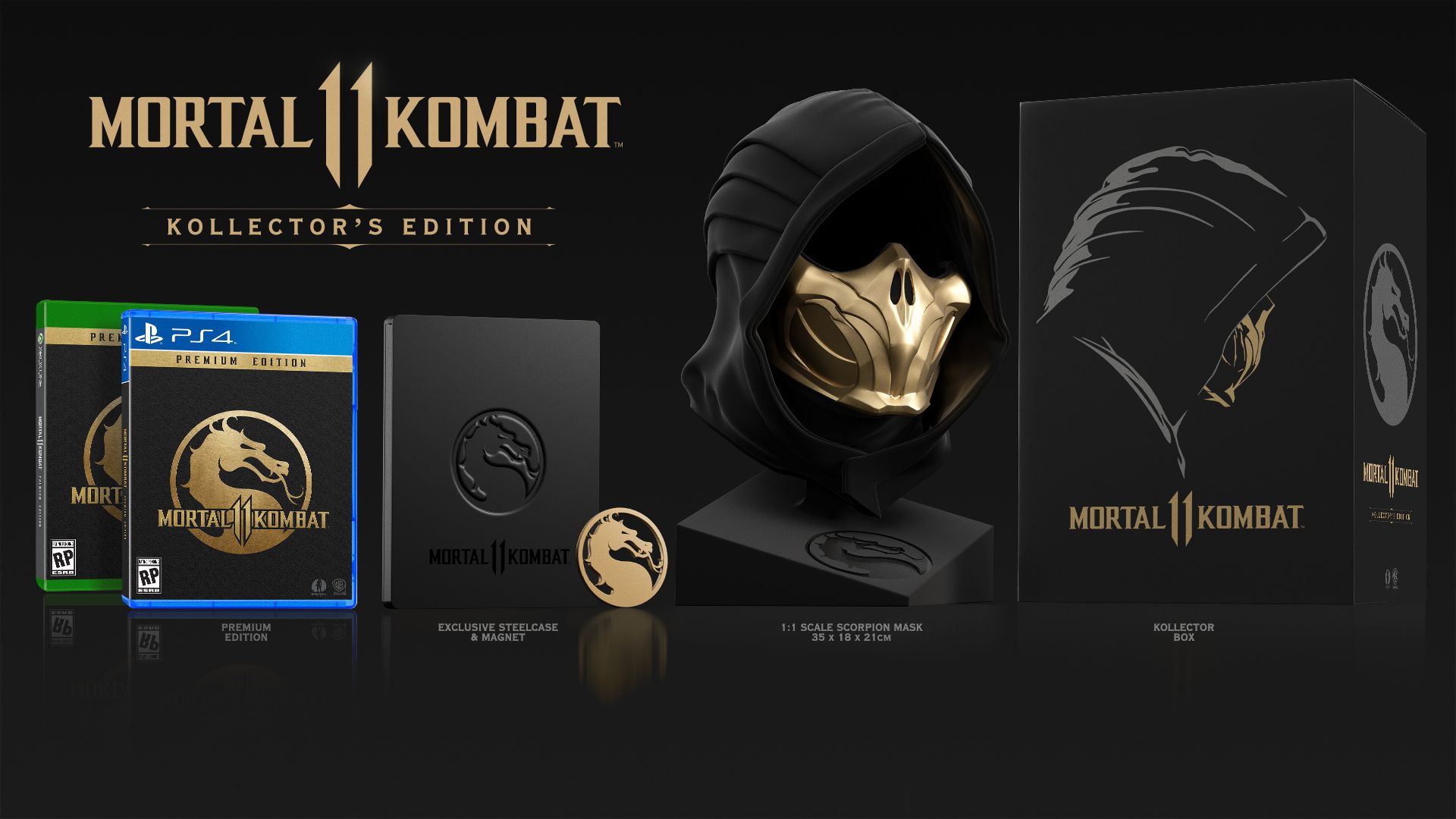 Mortal Kombat 11 Kollectors Edition - PS4 - Game Games - A Loja Mais ...