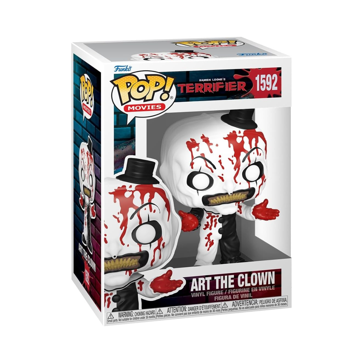 Funko Pop Terrifier 1592 Art The Clown - Game Games - A Loja Mais POP ...