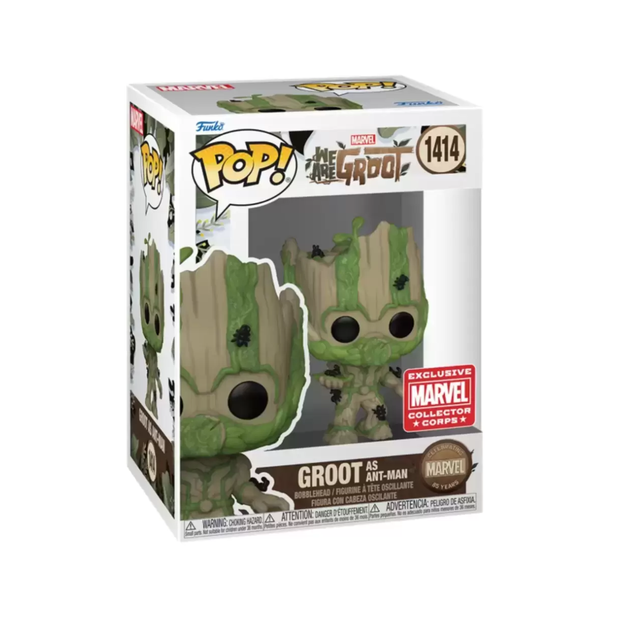 Funko Pop We Are Groot 1414 Groot As Ant-Man Exclusive - Game Games - A ...