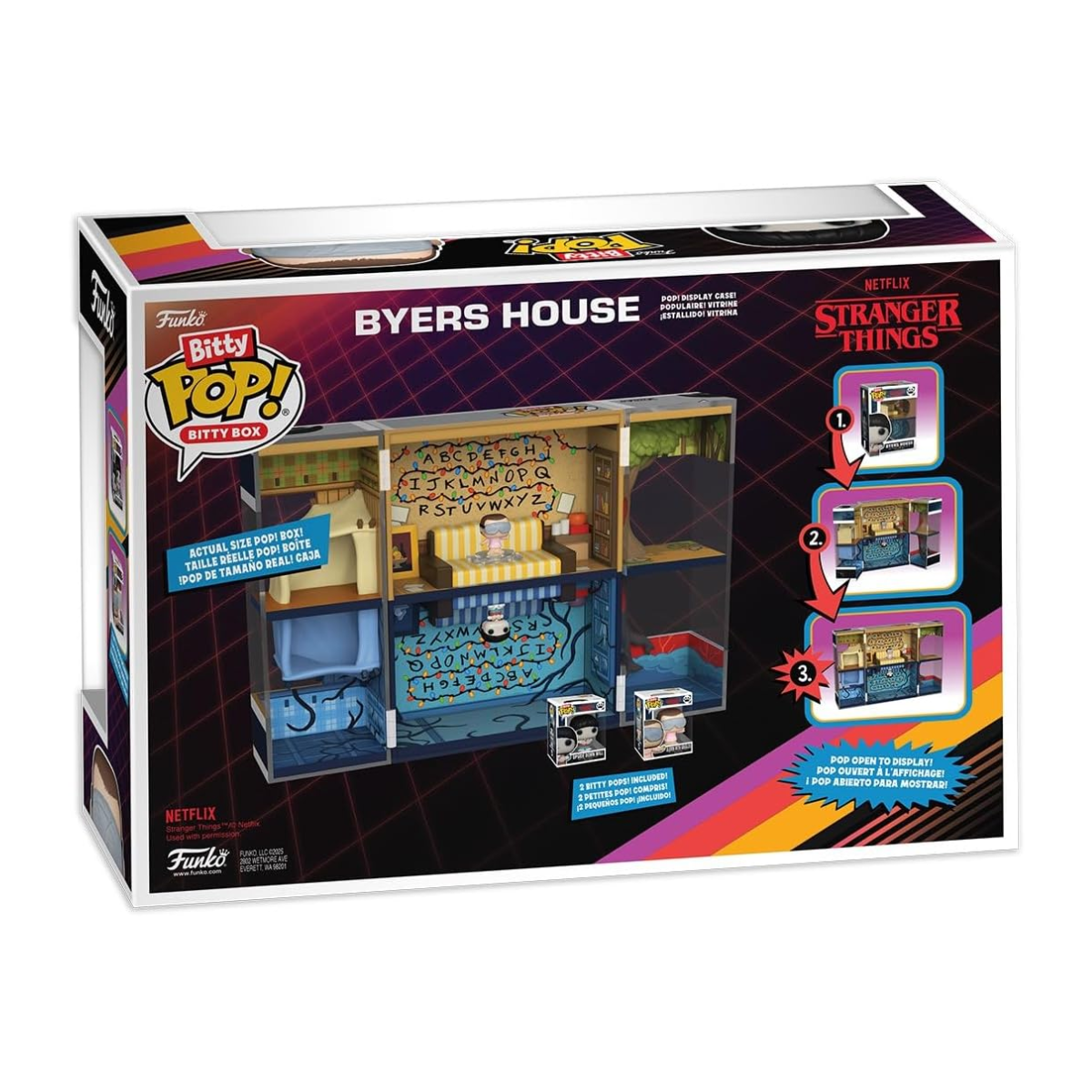 Funko Bitty Pop Box Stranger Things Byers House - Game Games - A Loja ...