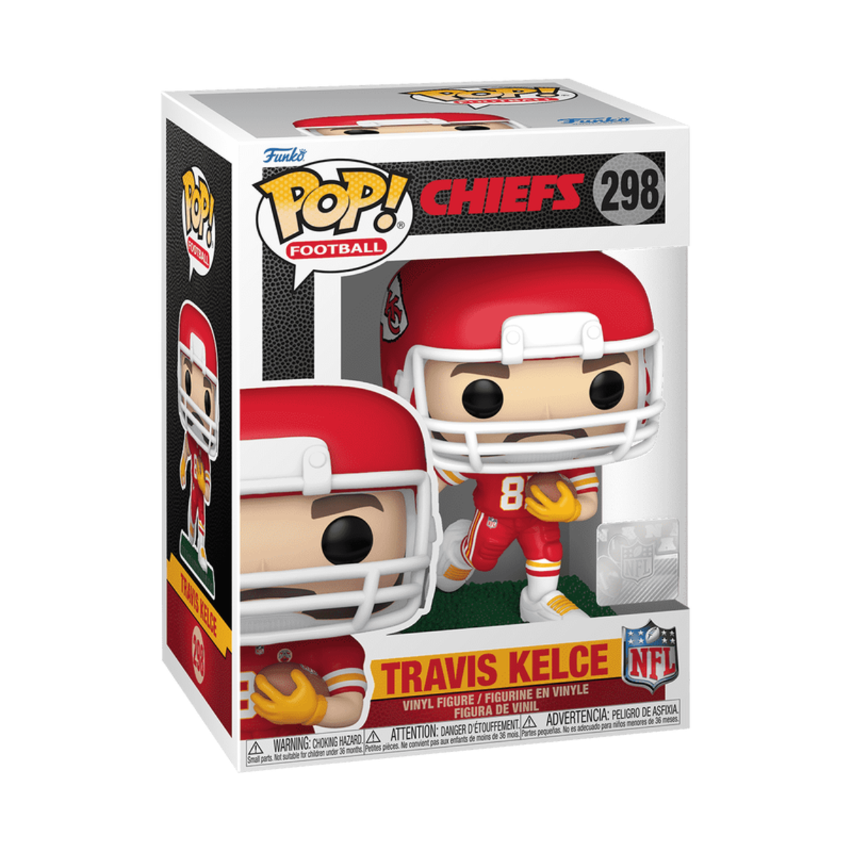 Funko Pop NFL 298 Travis Kelce Chiefs - Game Games - A Loja Mais POP do ...