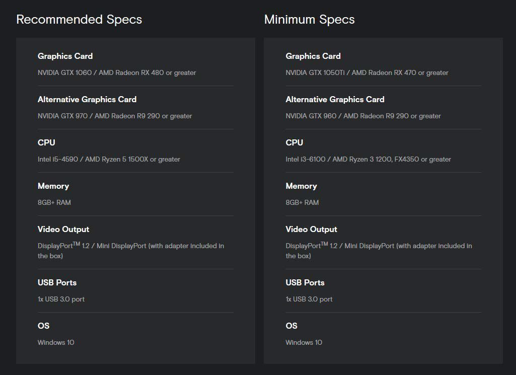 Oculus Rift S PC-Powered VR Gaming Headset - Game Games - A Loja Mais ...