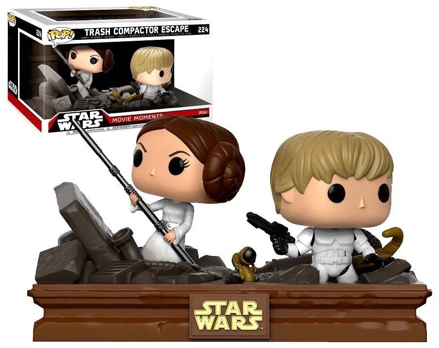 Funko Pop Star Wars 224 Luke and Leia Trash Compactor - Game Games - A ...