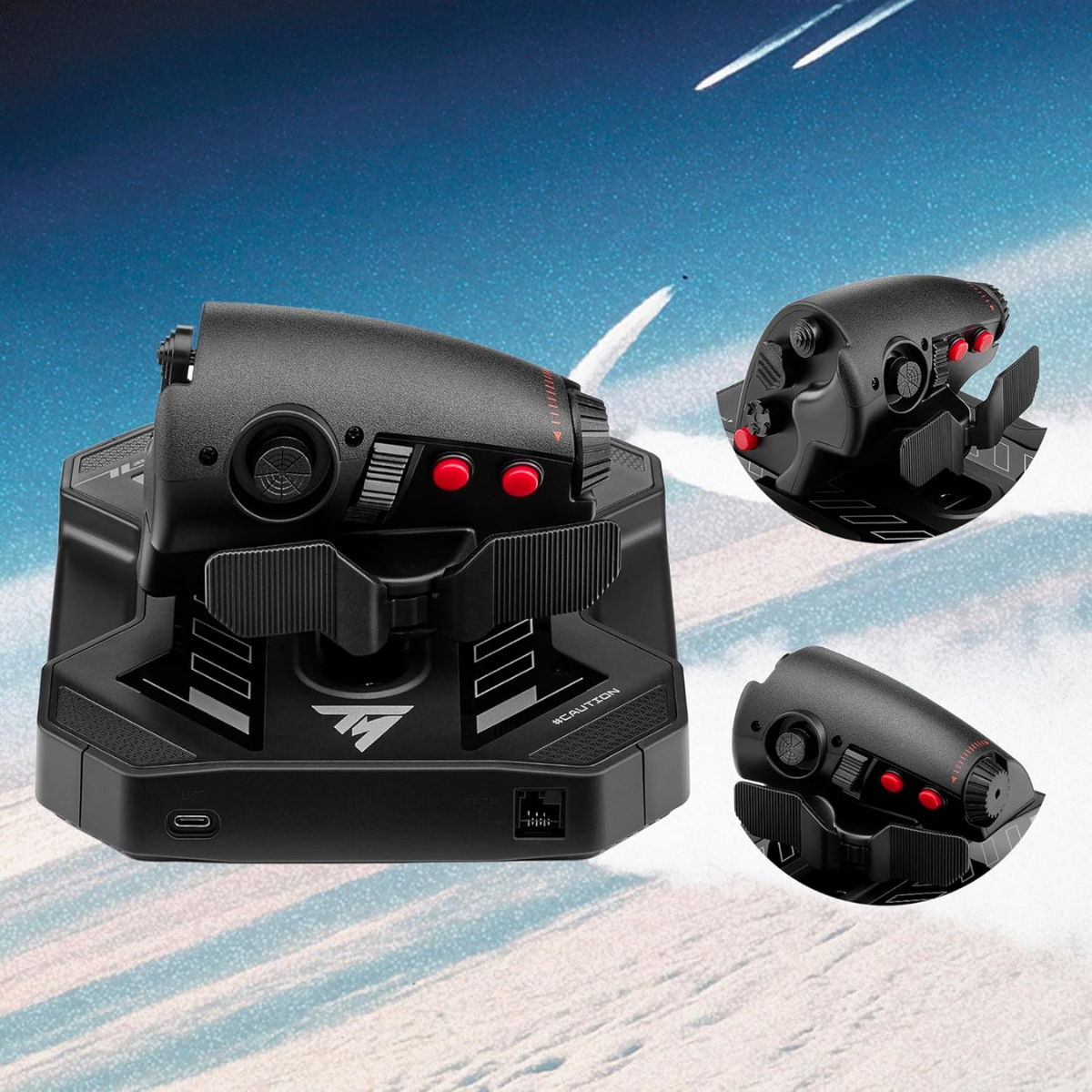 Thrustmaster Sol-R6 Throttle for Flight Simulation PC - Game Games - A ...