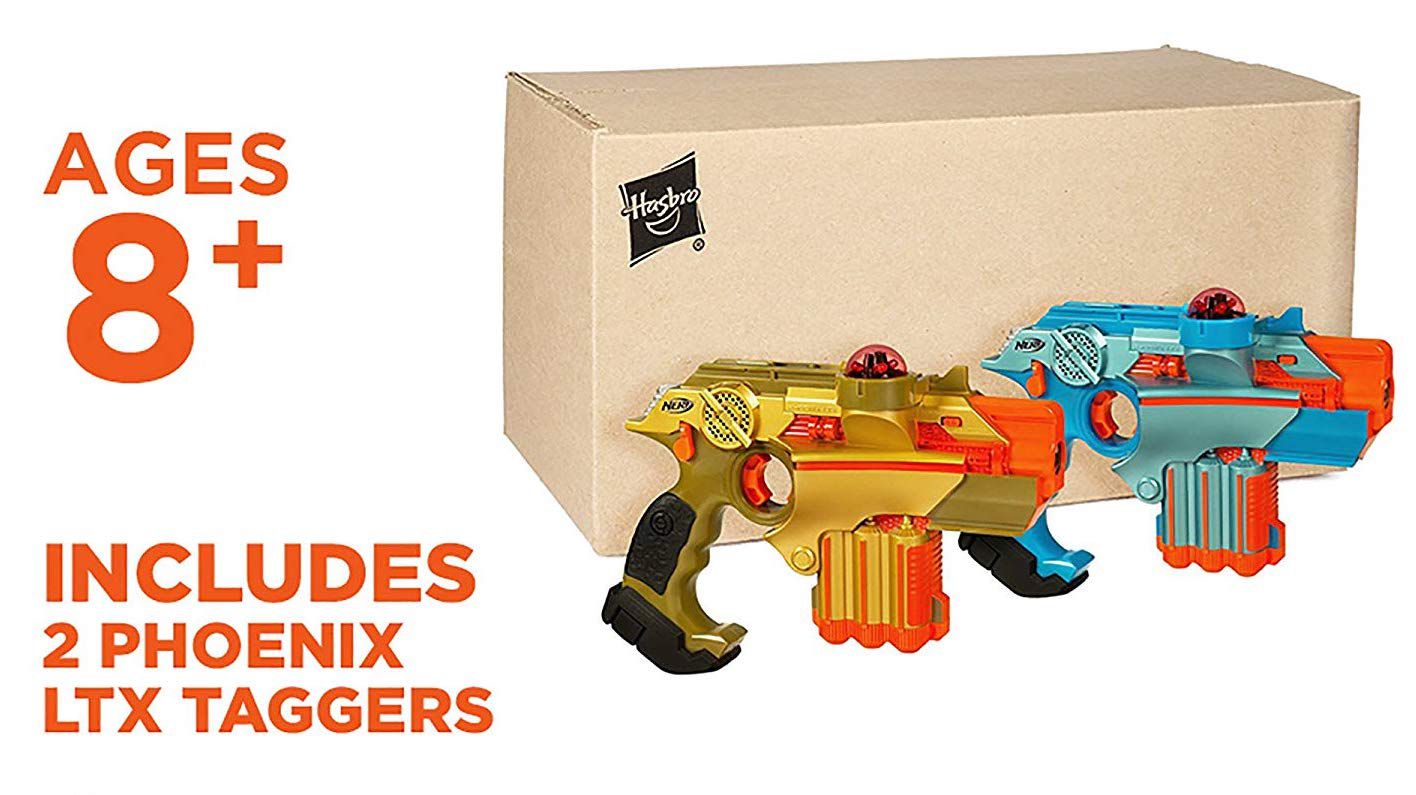 Nerf Lazer Tag Phoenix LTX Tagger 2-pack - Hasbro - Game Games - A Loja ...