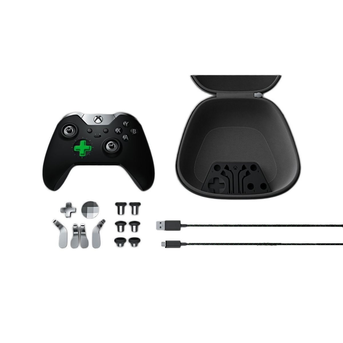 Controle Xbox One Elite Wireless Black - Microsoft - Game Games - A ...