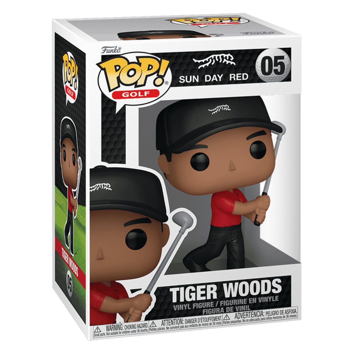 Funko Pop Golf 05 Tiger Woods Sun Day Red - Game Games - A Loja Mais ...