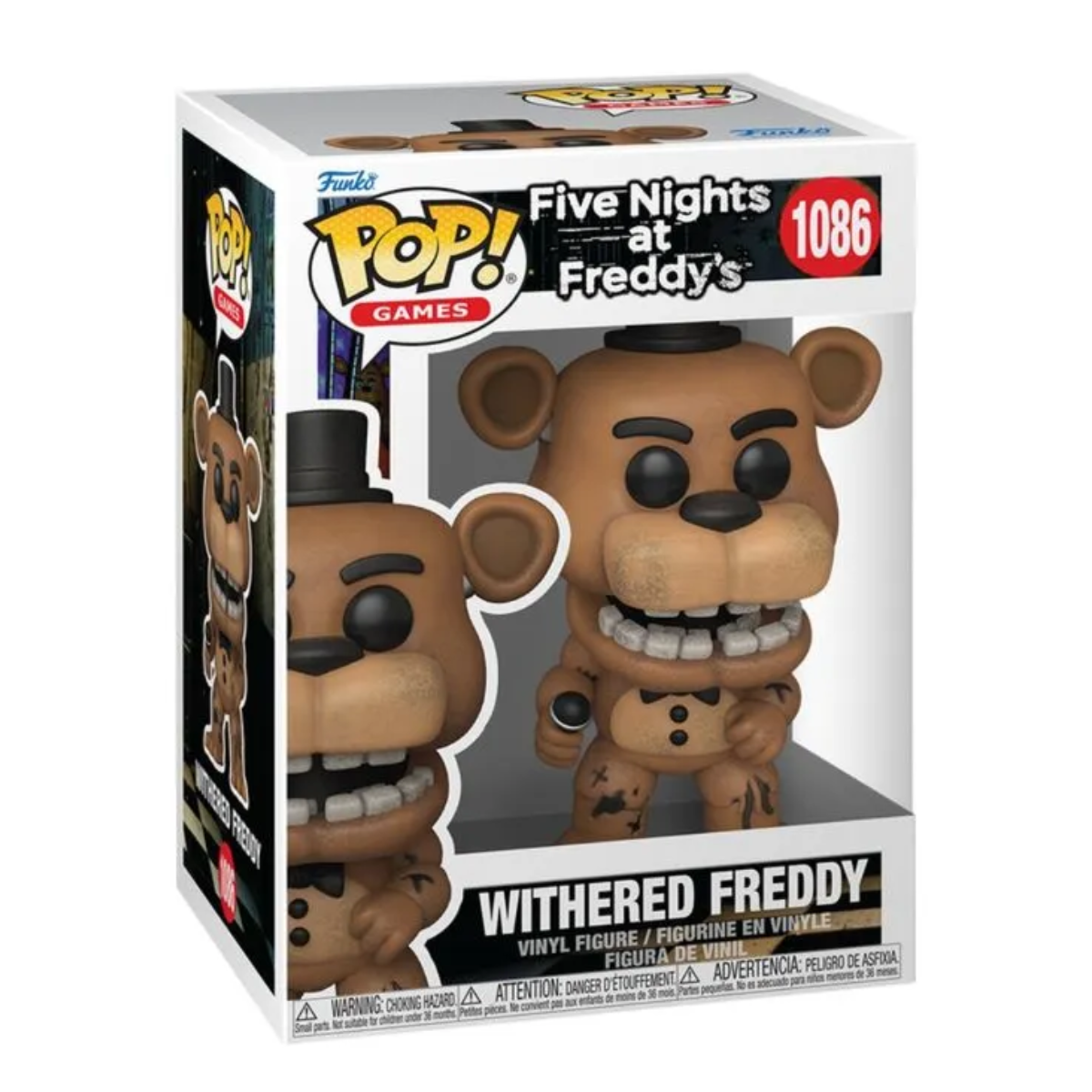 Funko Pop Five Nights at Freddy's 1086 Withered Freddy - Game Games - A ...
