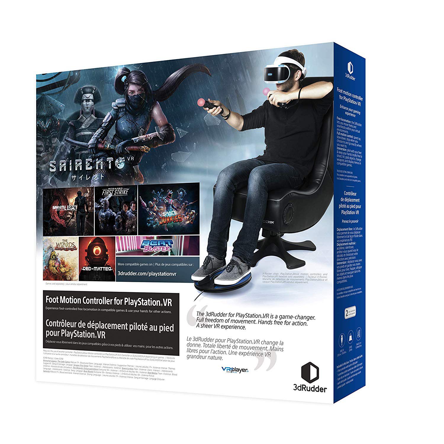 3dRudder Playstation VR Foot-Powered Motion Controller - PS4 VR - Game ...