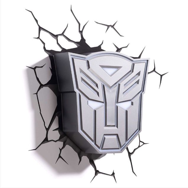 Luminária 3D Light FX Transformers Escudo Autobots - Game Games - A ...