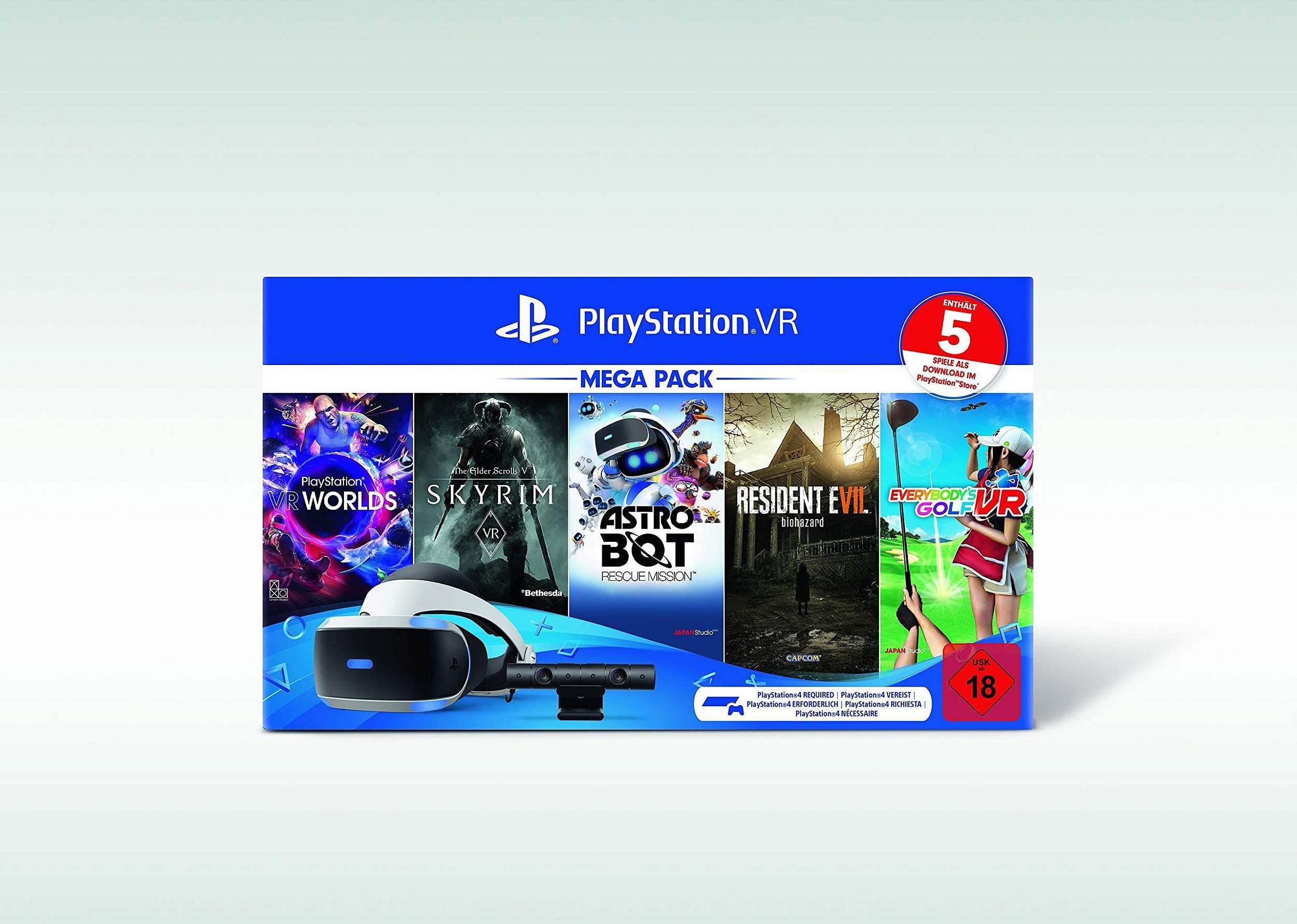 Playstation VR Bundle Five Game Mega Pack ZVR2 - PS4 - Game Games - A Loja Mais POP do Brasil ...