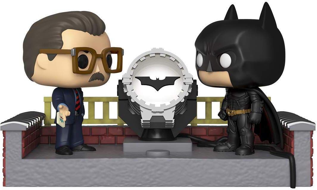 Funko Pop 291 Batman and Commissioner Gordon with Light Up Bat Signal - Game Games - A Loja Mais ...