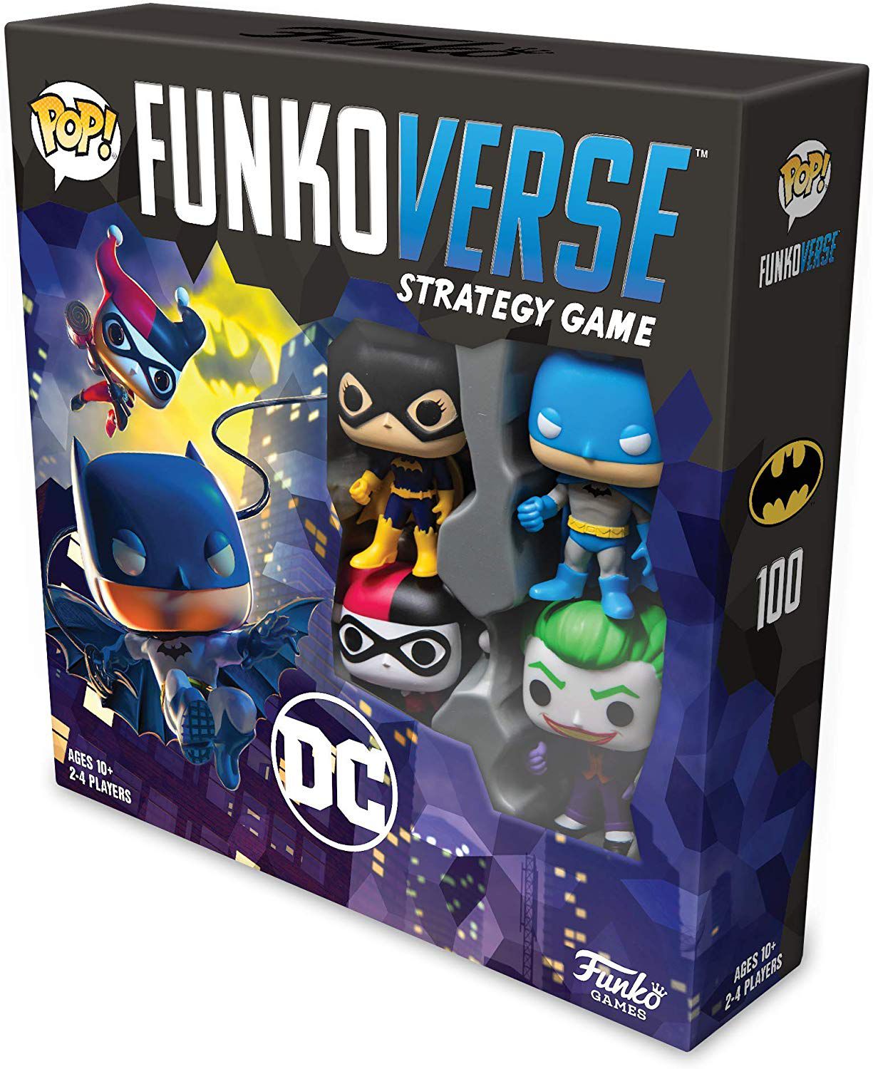 Funko Pop Funkoverse Strategy Game DC Batman Base Set - Inglês - Game ...