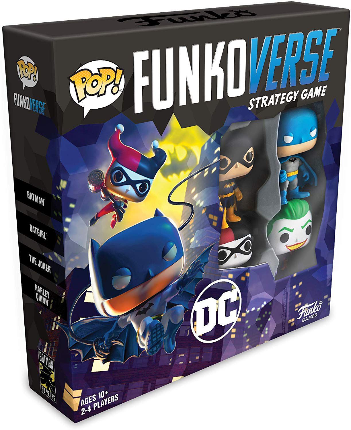 Funko Pop Funkoverse Strategy Game DC Batman Base Set - Inglês - Game ...