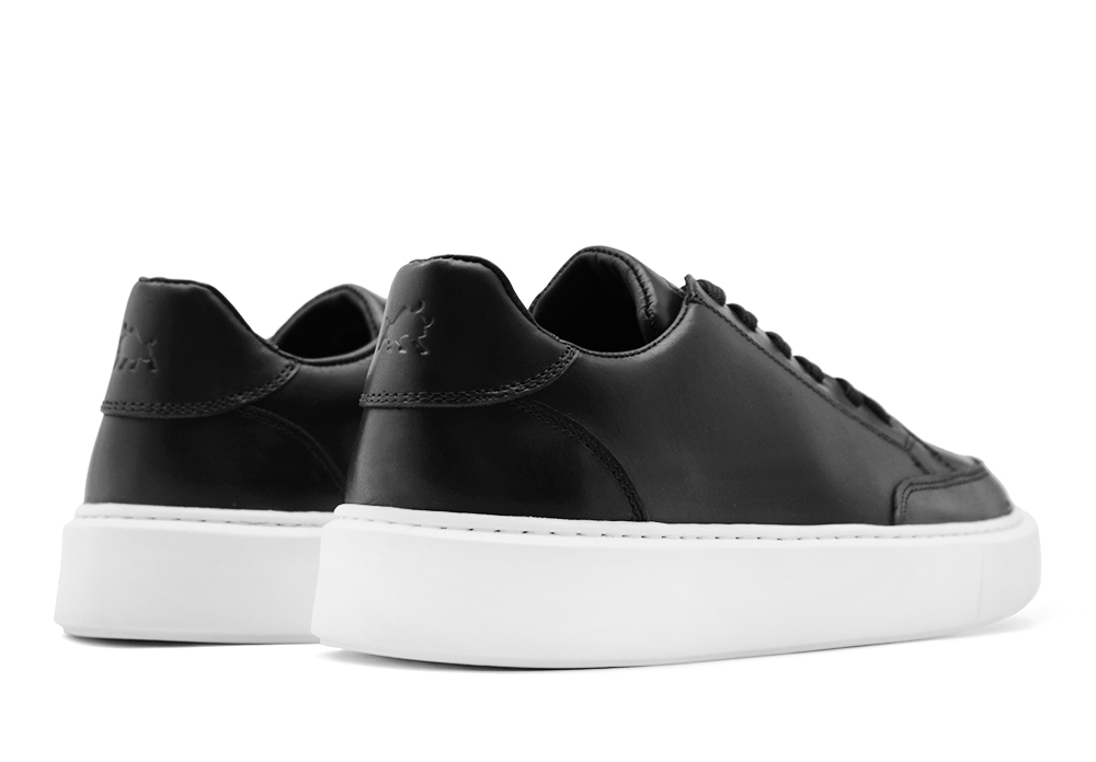 Tênis Casual Couro Preto Barcelona Design | Viena - Barcelona Design ...