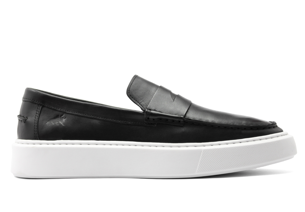Tênis Loafer Couro Preto Barcelona Design - Barcelona Design | Site ...
