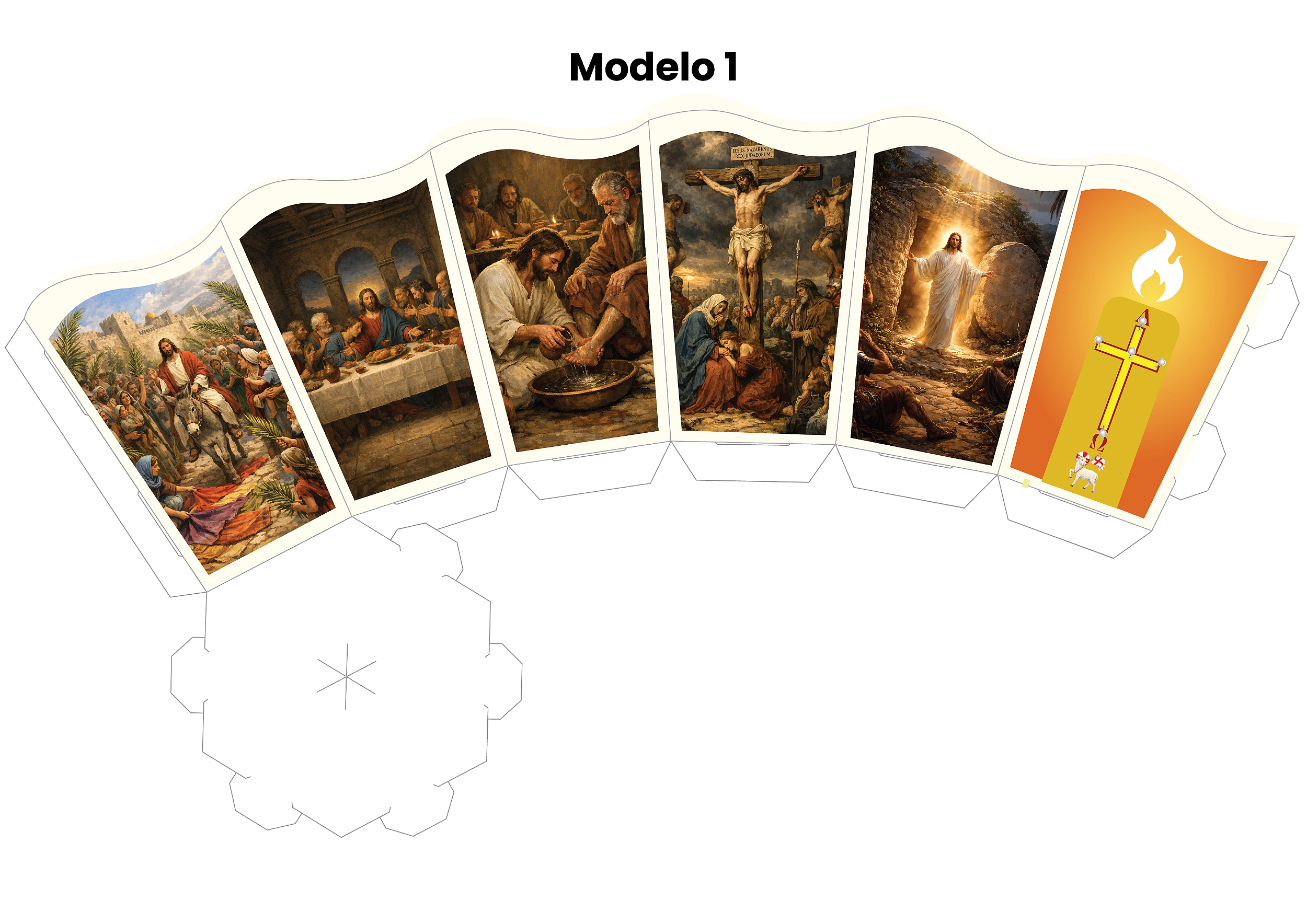 Protetor de Vela Semana Santa 2026 - Gráfica e Editora Católica