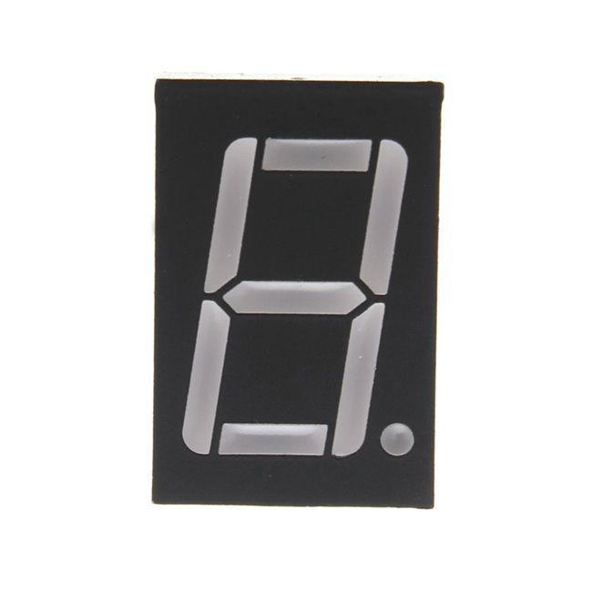 Display 7 Segmentos Led Vermelho Catodo Comum 5161AS - Eletrônica Ômega