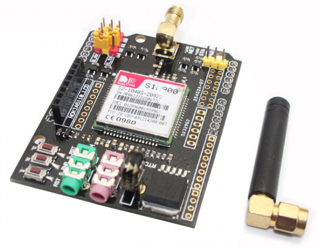 GSM GPRS Shield para Arduino EFCom SIM900 + Antena - Eletrônica Ômega
