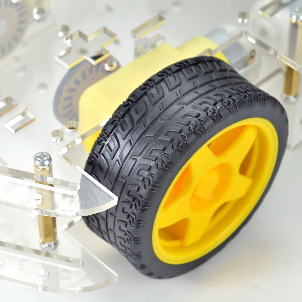 Kit Chassi 4WD Robô para Arduino - Eletrônica Ômega