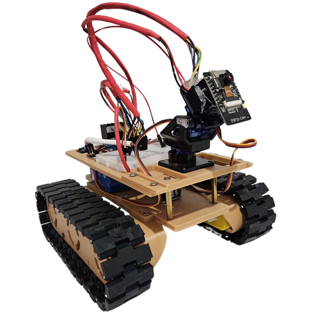 Tanque Wi-Fi com Câmera - Esp32-Cam - Eletrônica Ômega
