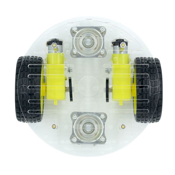 Kit Chassi Redondo 2WD Robô - Eletrônica Ômega