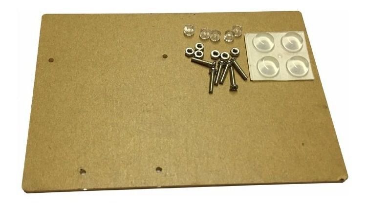 Base Acrílica para Fixação Arduino Uno e Protoboard 400 Furos ...